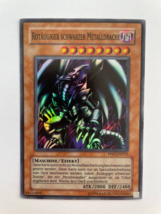 Yugioh Rotäugiger schwarzer Metalldrache Super Rare PP01 (Gebraucht) in Basel für CHF 1 – mit ...