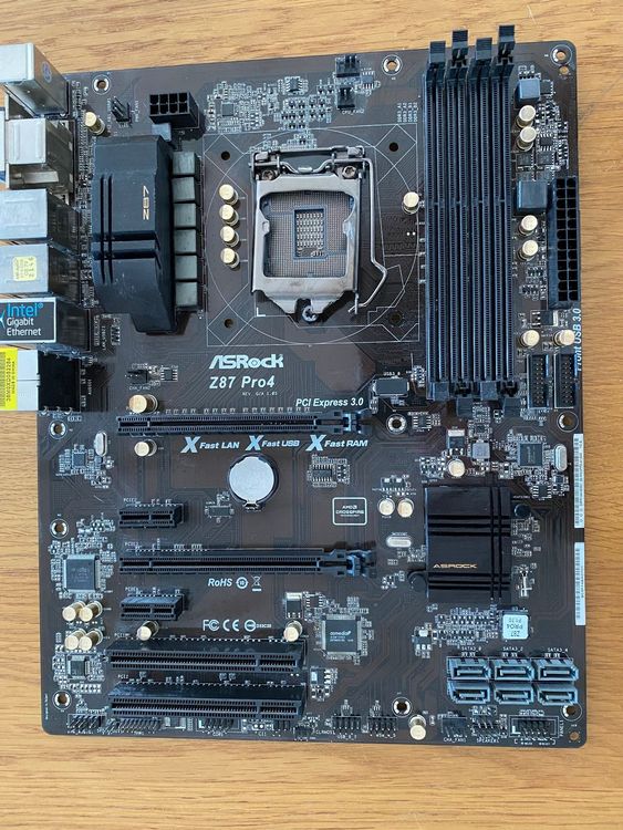 ASRock Z87 PRO4 LGA 1150 DDR3 Intel Z87 Motherboard (Gebraucht) in ...