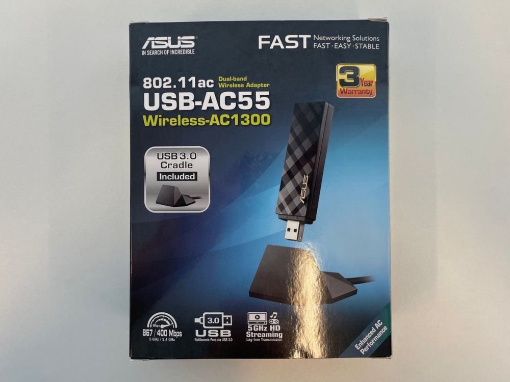 ASUS USB-AC55 WLAN 5, USB Adapter | Kaufen auf Ricardo