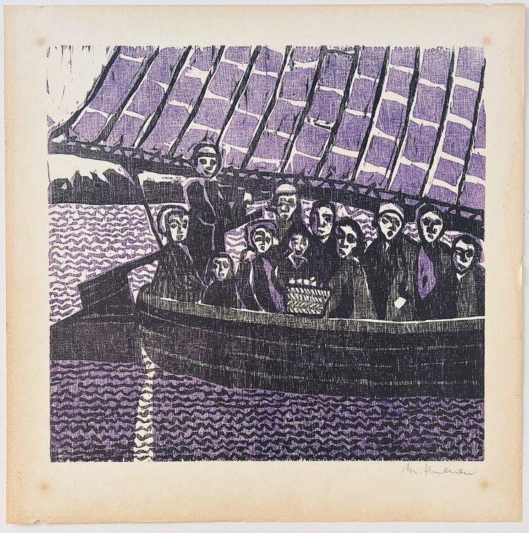 Martin Thönen ( 1942 ) Holzschnitt Handsigniert (Gebraucht) in Root für CHF 10 – mit Lieferung ...