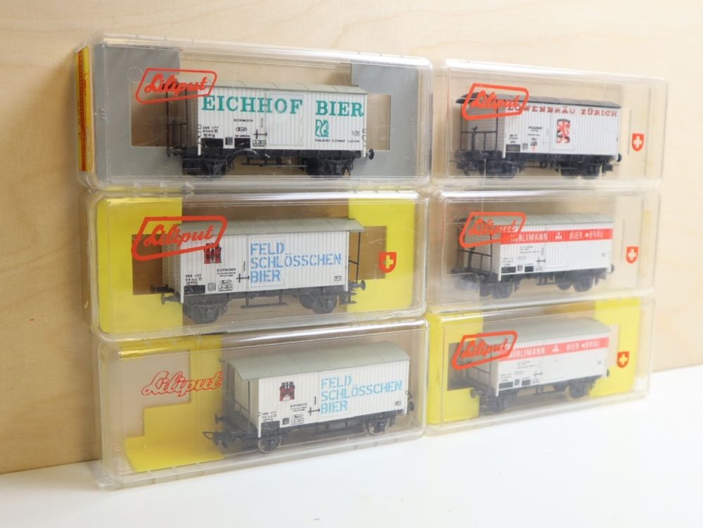 Liliput 6 x SBB Bierwagen Set - H0 | Kaufen auf Ricardo