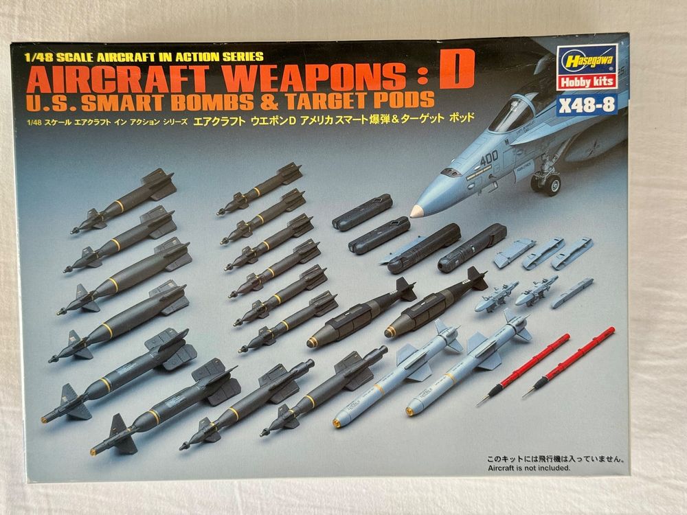 Hasegawa Aircraft Weapons: D. U.S Smart Bombs & Target Pods (Gebraucht ...