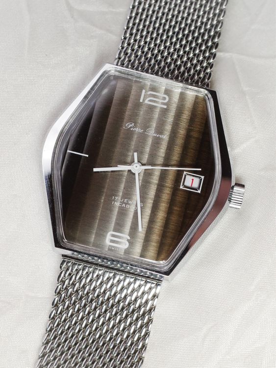 PIERRE DUVAL Armbanduhr NOS 37mm Handaufzug 17 jewels Uhr (Gebraucht ...