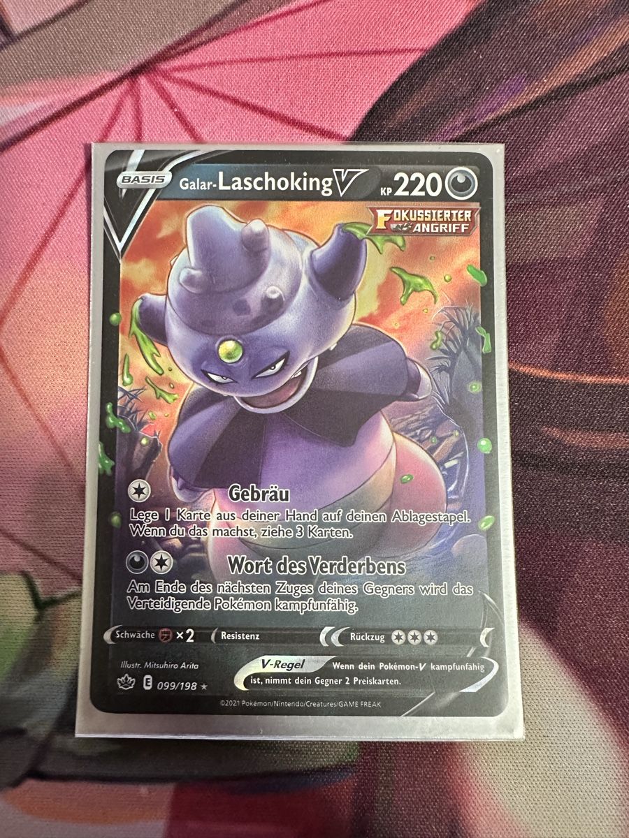 Galar-Laschoking V - Pokemon Karte - Top Zustand! (Neu (gemäss ...