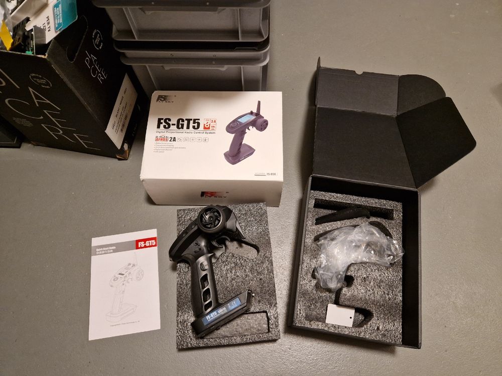 RC Fernsteuerung, 6CH, Flysky FS-GT5 mit Empfänger BS6 (Gebraucht) in ...
