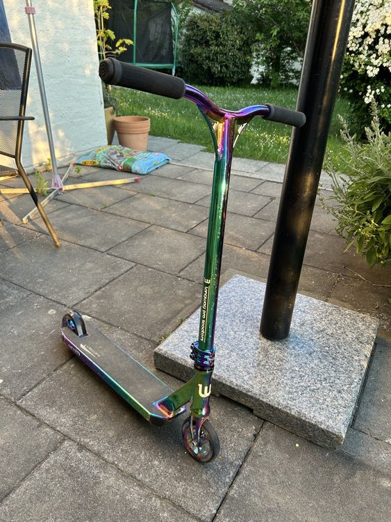 Longway Pro Scooter Metro - Rainbow Design Top Zustand! (Gebraucht) in ...