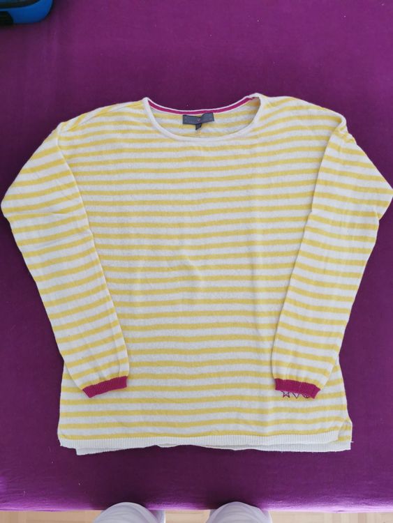 Lieblingsstück Pullover gelb-weiss gestreift (Gebraucht) in Gockhausen für CHF 21 – mit ...