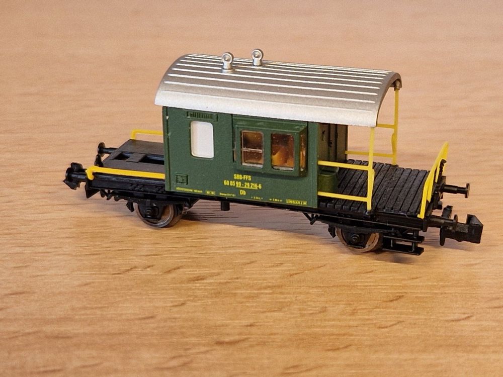 SBB Zug-Begleitwagen "Sputnik" Hobbytrain Spur N (Neu (gemäss ...