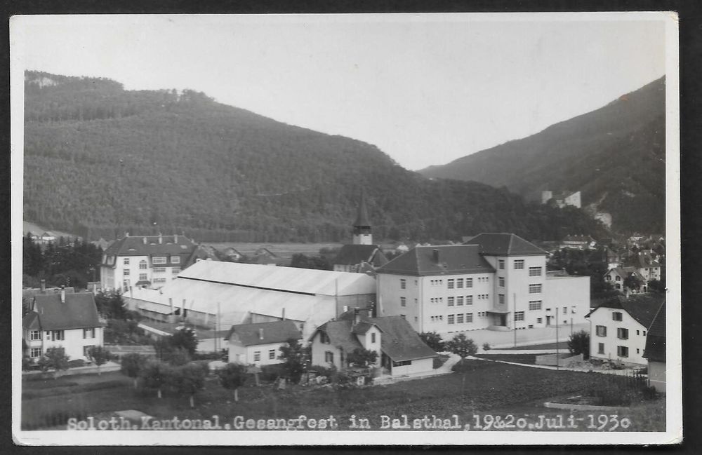 Balsthal Soloth. Kantonal. Gesangsfest 19.-20. Juli 1930 (Gebraucht) in ...