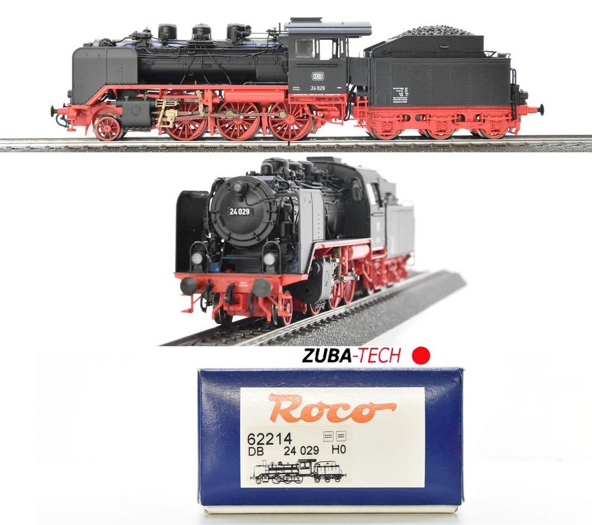 Roco 62214 Dampflok BR 24 DB H0 GS Analog mit OVP (Gebraucht) in St ...