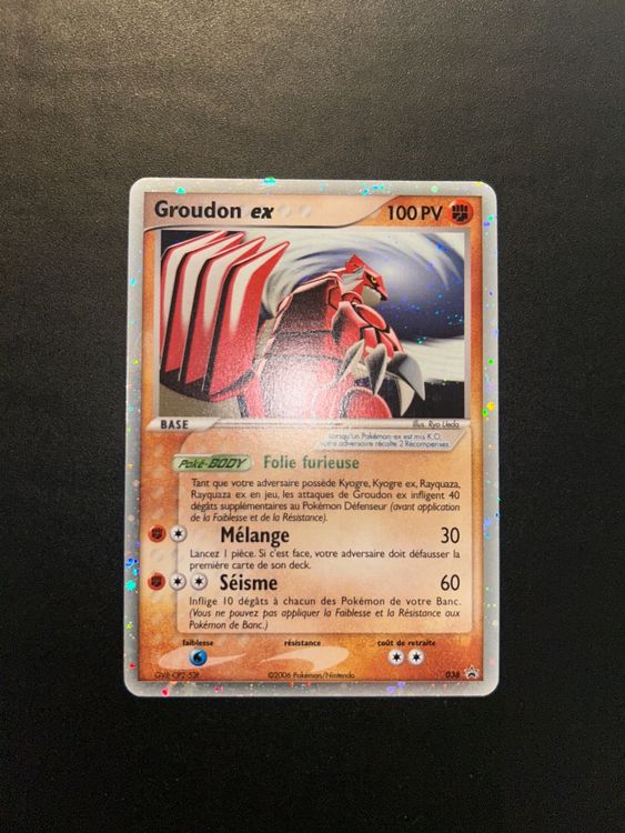 Carte Pokémon - Groudon Ex - Promo 038 - Fr (Gebraucht) in Hauterive NE ...