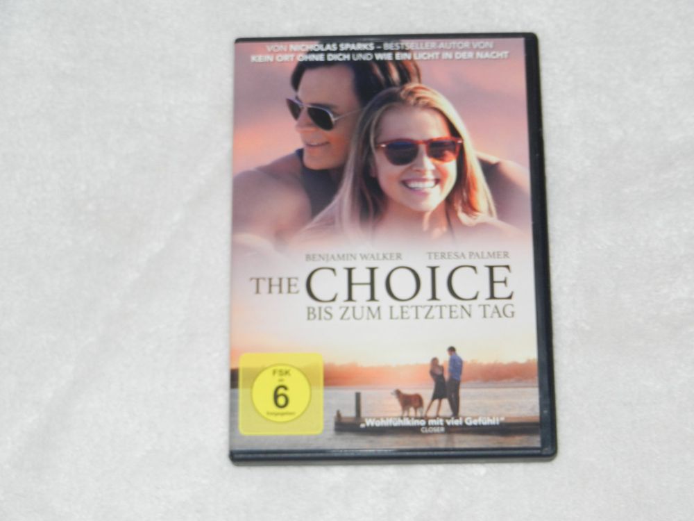 DVD THE CHOICE - BIS ZUM LETZTEN TAG von NICOLAS SPARKS | Kaufen auf ...