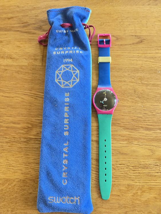 Vintage Swatch Crystal Surprise 1993 Sammlerstück mit Etui! (Neu ...