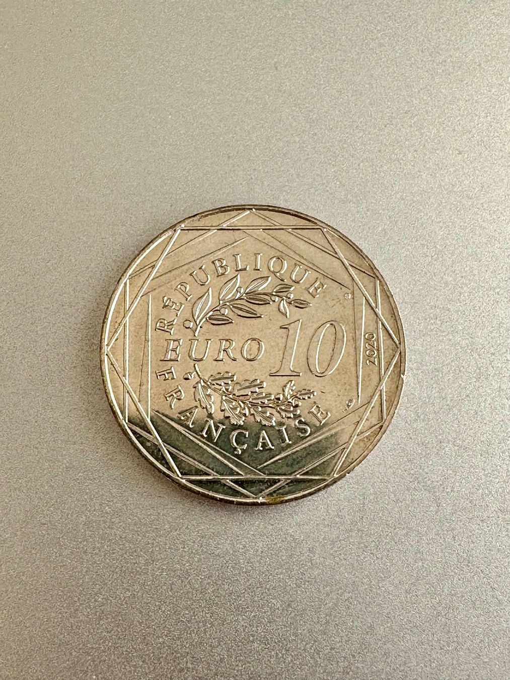 Französische Schlümpfe 10-Euro-Münze, .333 Silber (Gebraucht) in Onex ...