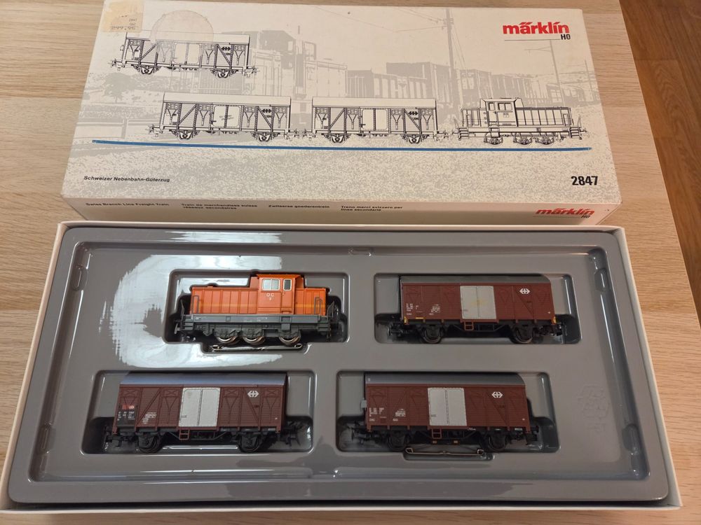 Märklin 2847 Set Schweizer Nebenbahn-Güterzug SBB H0 (D'occasion) à St ...