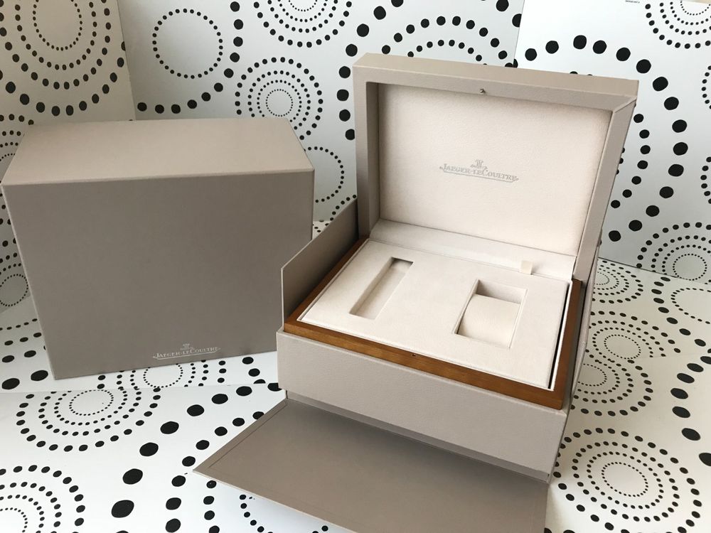 JAEGER-LECOULTRE ORIG. - BIG WATCH BOX ECRIN SCHACHTEL - TOP (Neu ...