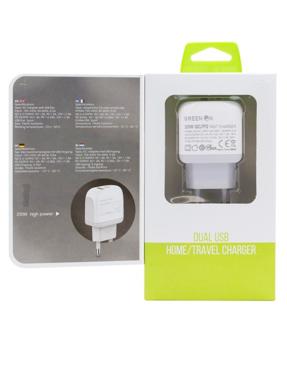 Ladegerät 20W USB und USB-C Mit Lightning Charging Datenkabe (Neu und originalverpackt) in ...