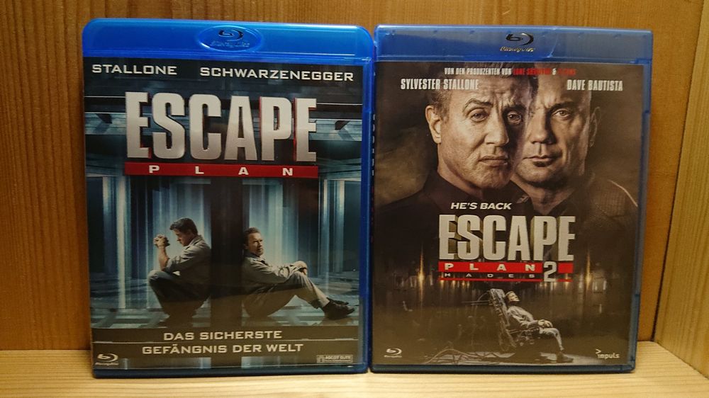 ESCAPE PLAN 1 und 2 auf Blu-Ray (Gebraucht) in Wilderswil für CHF 6.9 – mit Lieferung auf ...
