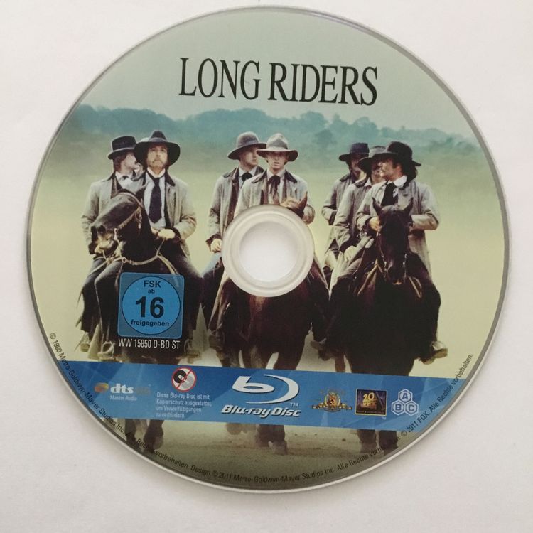 📀Long Riders Blu Ray nur Disc ohne Cover 📀 (Neu (gemäss Beschreibung ...