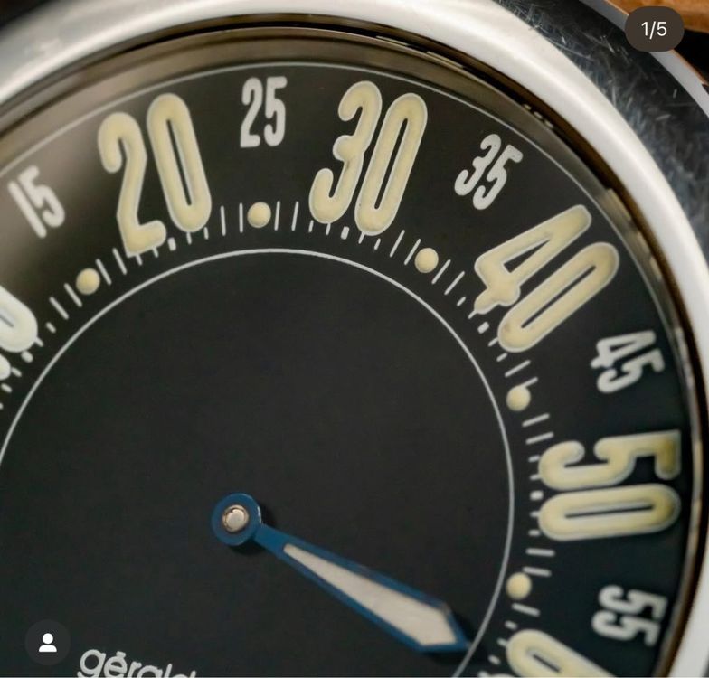 Gerald Genta Jump Hour ref. G.3634 mit Papieren (Gebraucht) in Horgen ...