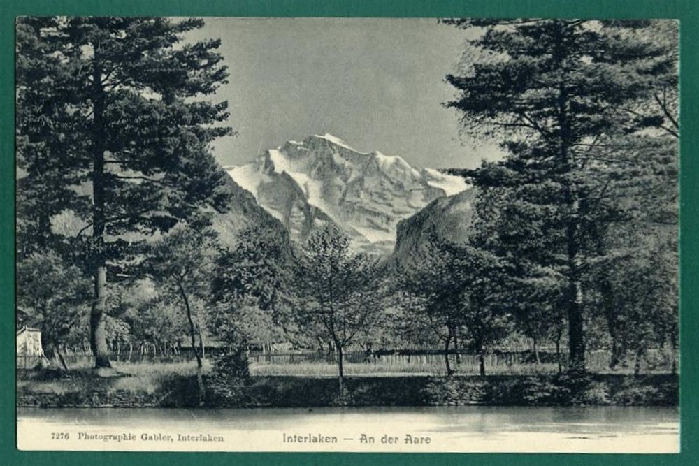 Interlaken, An der Aare, um 1900 | Kaufen auf Ricardo