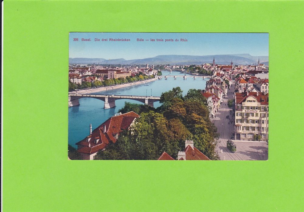 Basel-die drei Rheinbrücken (Gebraucht) in St. Peterzell für CHF 2 – mit Lieferung auf Ricardo ...