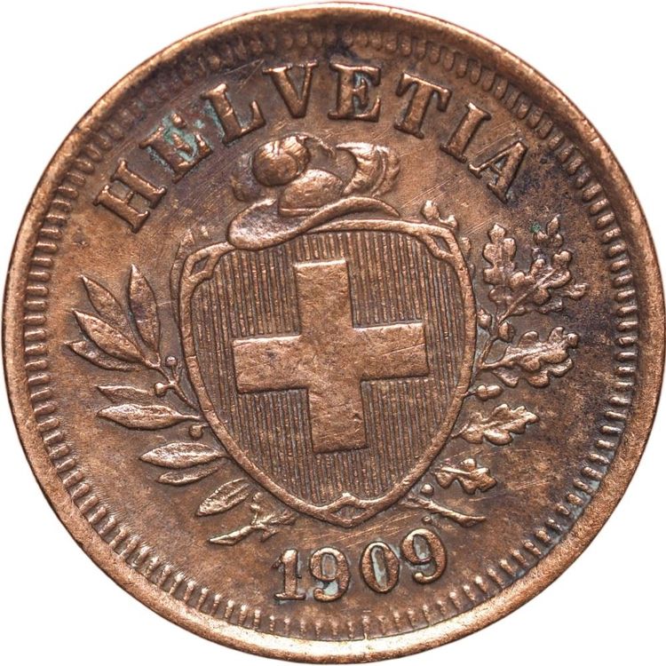 Schweiz 1 Rappen 1909 (Gebraucht) in Liestal für CHF 10 – mit Lieferung auf Ricardo kaufen