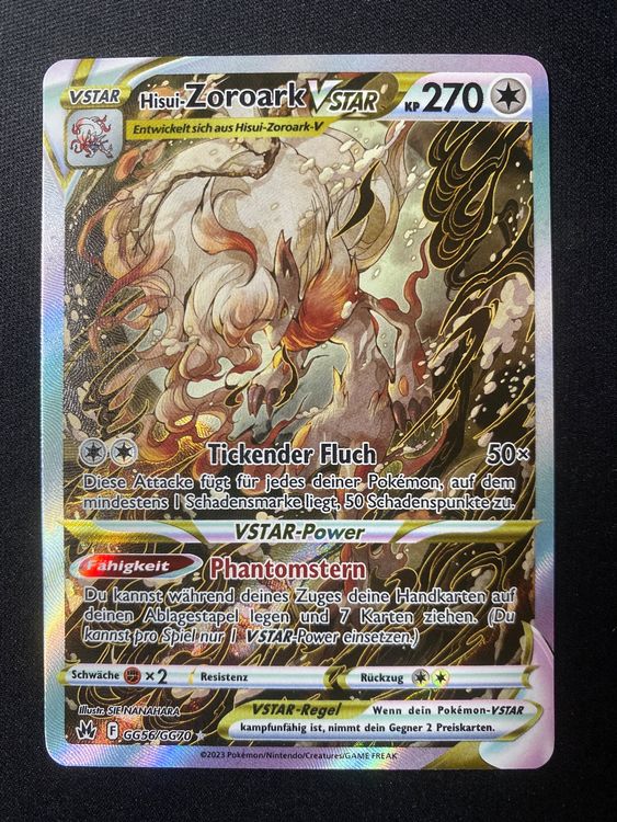 Hisui-Zoroark VSTAR GG56 - Hisuian Zoroark - Crown Zenith DE (Neu (gemäss Beschreibung)) in ...