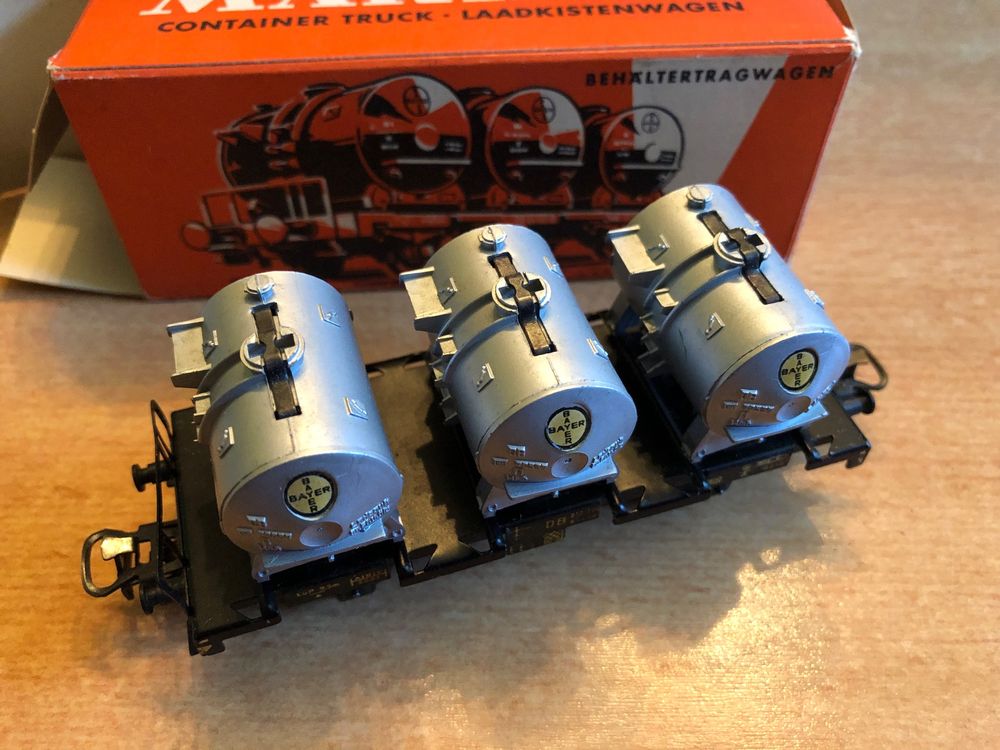 Märklin 4520 Behältertragwagen Bayer OVP | Kaufen auf Ricardo