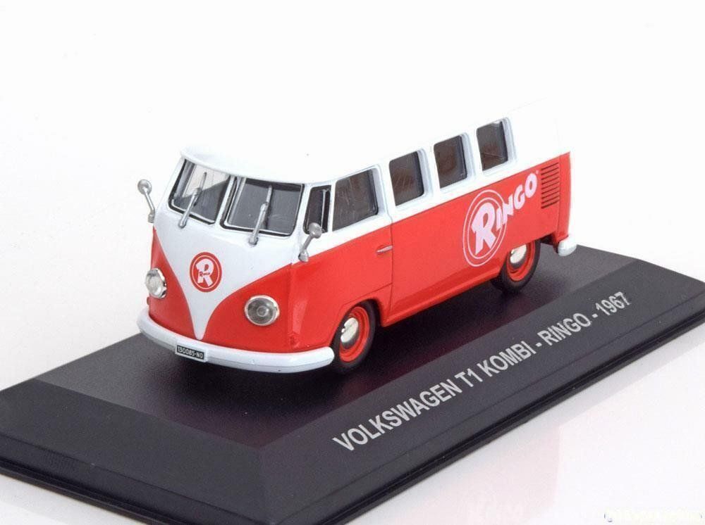 VW T1c Bus "Bulli" "RINGO 1967 rot / weiss 1:43 von Altaya (Neu und ...