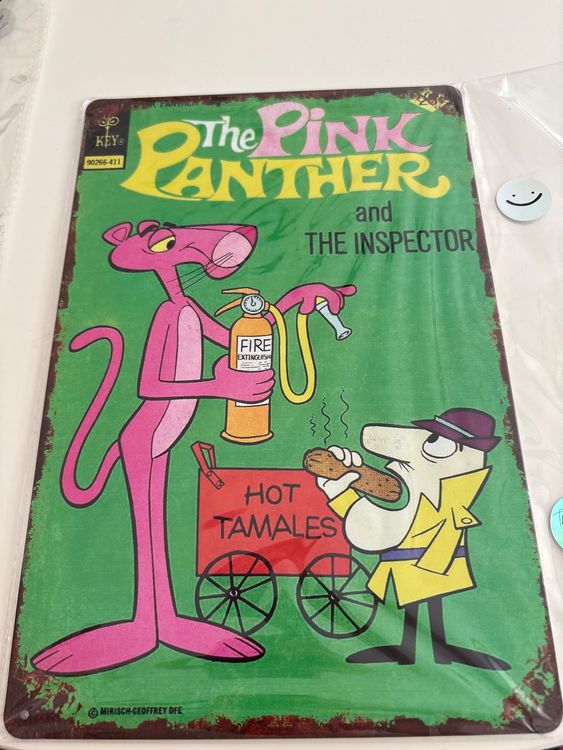 Metal Pink Panther sign (Neu und originalverpackt) in Kerzers für CHF ...
