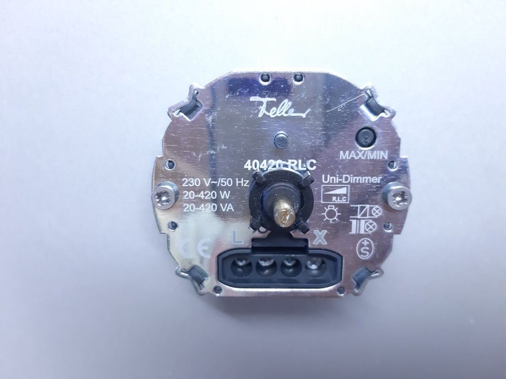 Feller Dimmer 40420.RLC Drehdimmer mit oder ohne Abdeckung | Kaufen auf ...