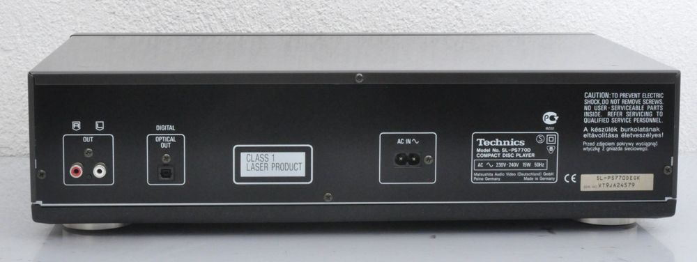 Technics SL-PS770D Class A CD-Player (Gebraucht) in Oberglatt ZH für ...