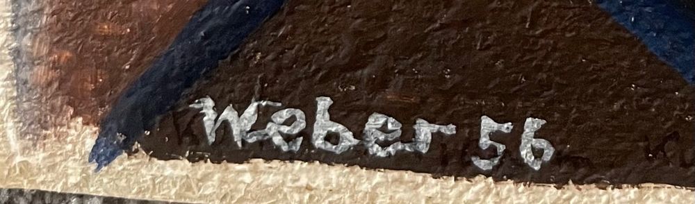 komposition mit Kugel Gemälde von Weber (Gebraucht) in Root für CHF 5 – mit Lieferung auf ...