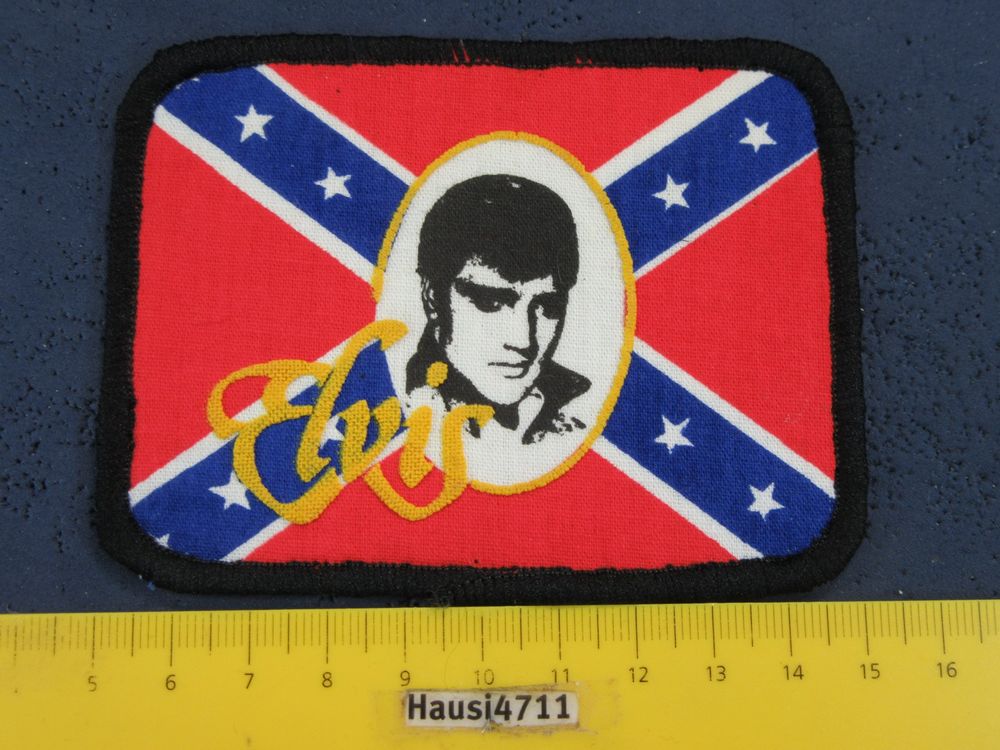 PATCH ELVIS REBEL-FLAGG MUSIC AUFNÄHER-BÜGLER | Kaufen auf Ricardo