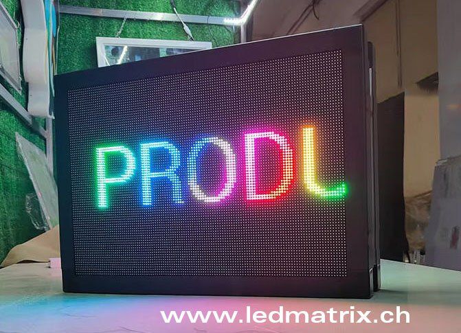 LED Laufschrift Laufschild Werbebildschirm Display P10 (Neu (gemäss ...