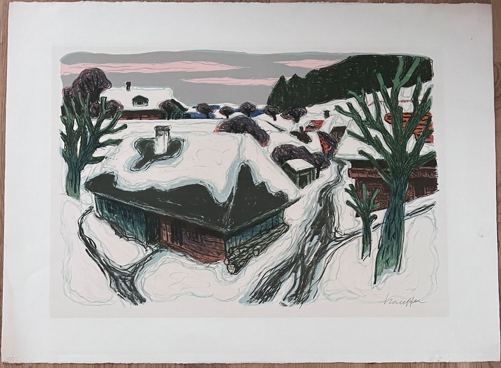 Fred Stauffer 1892-1980 Lithografie handsigniert (Gebraucht) in Root für CHF 30 – mit Lieferung ...