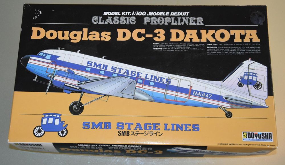 Douglas DC-3 1:100 Top-Bausatz (Neu und originalverpackt) in Liestal ...