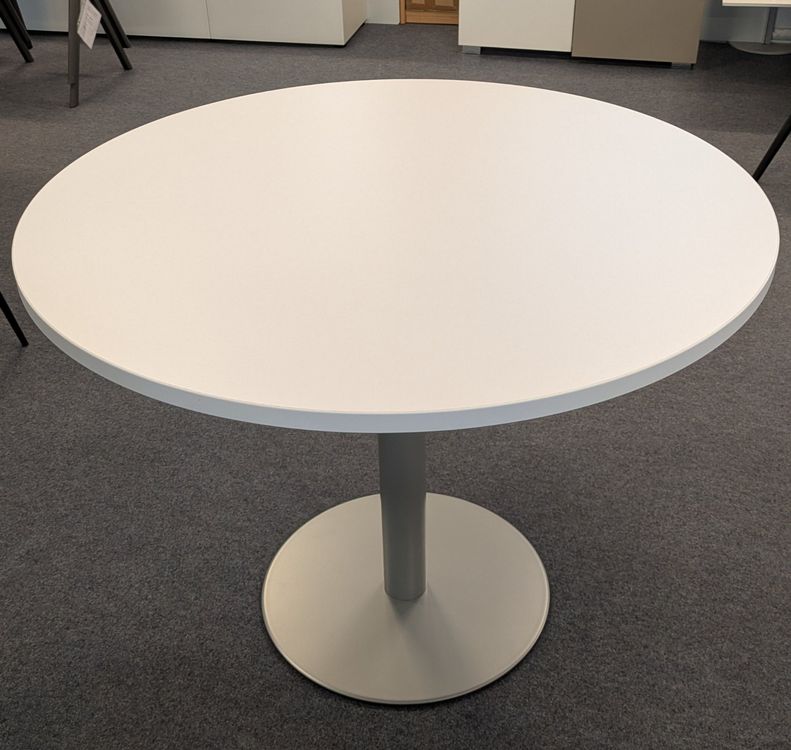 Tisch Rund Wei 100 Cm