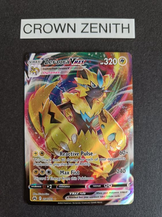 Zeraora Vmax Crown Zenith | Kaufen auf Ricardo
