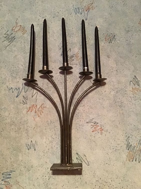 Schicker Kerzenständer 5-flammig Vintage Retro Look, Handarb | Kaufen ...