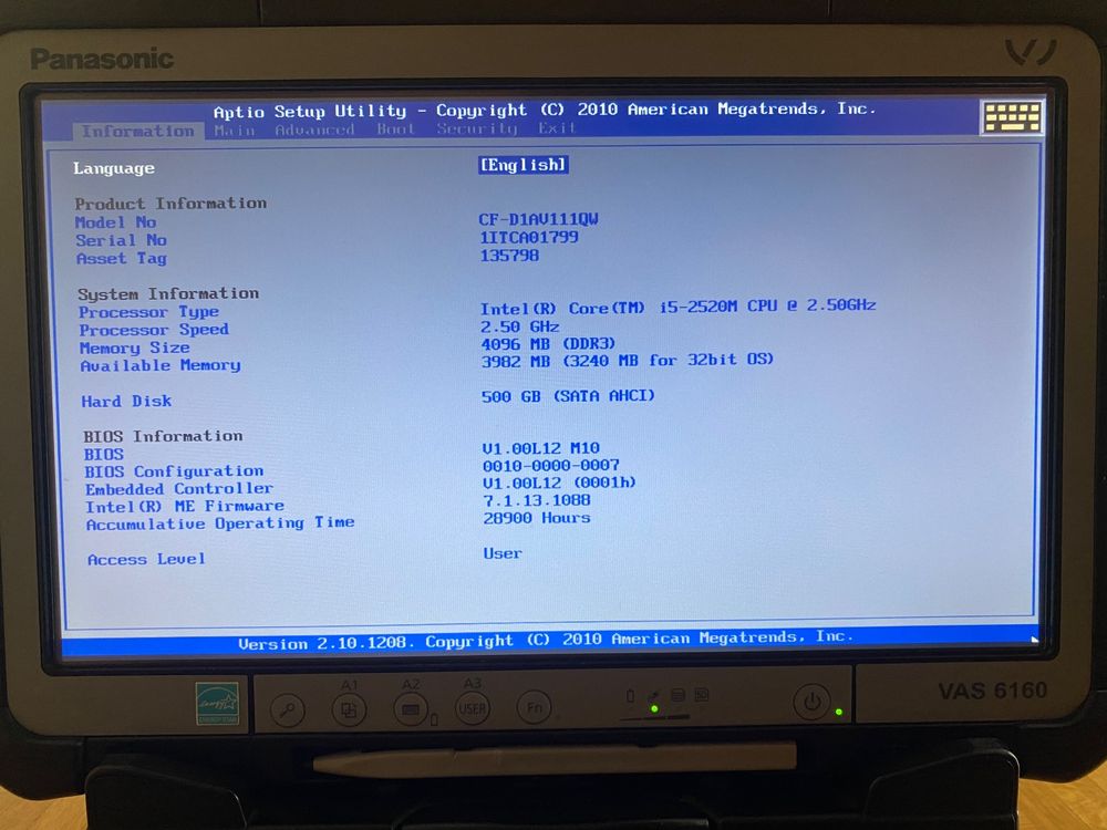 Panasonic VAS 6160 (Gebraucht) in Zürich für CHF 300 – mit Lieferung auf Ricardo kaufen