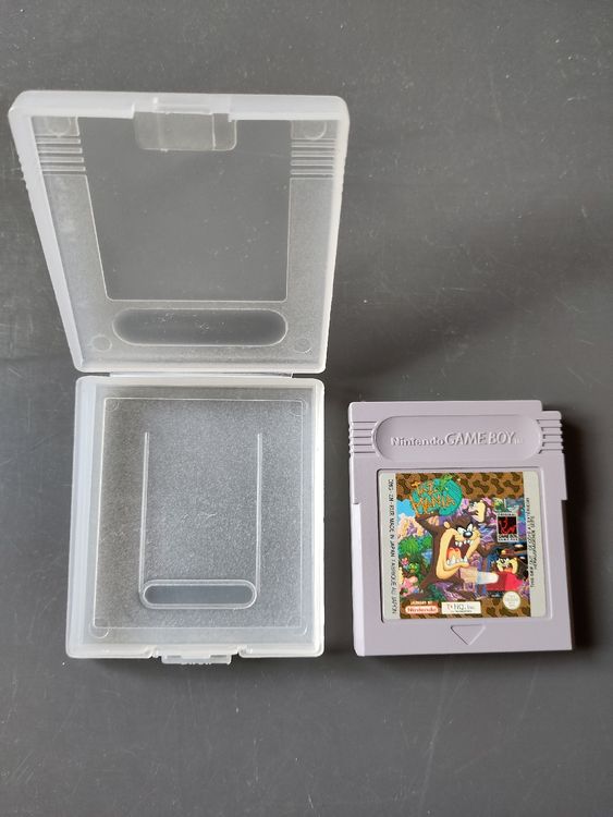 Taz Mania Game Boy Spiel Modul + Hülle (Gebraucht) in Matten b. Interl ...