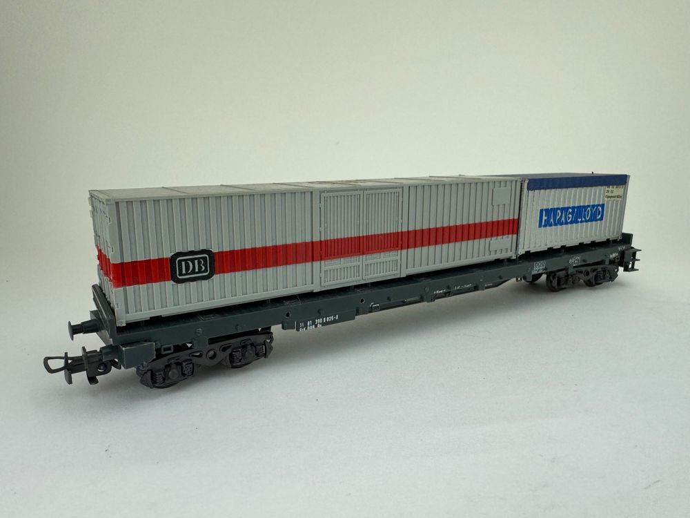 Liliput Containertragwagen 1x Open Top 1x 40 FT Container DB (Gebraucht ...