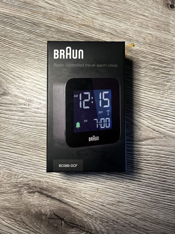 Wunderschne Braun Wecker Digital Ebenbild