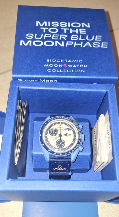 OMEGA x SWATCH - MoonSwatch - Mission to the Super Blue Moon (Neu und originalverpackt) in ...