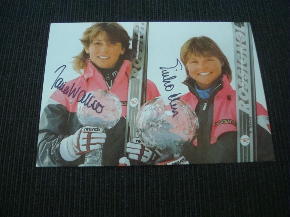 Autogrammkarte SKI - Erika Hess und Maria Walliser | Kaufen auf Ricardo