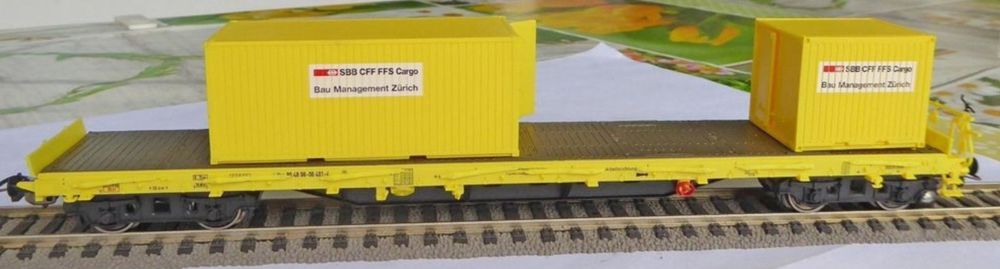 SBB Baucontainerwagen PIKO 54824 H0 (Neu und originalverpackt) in Kreuzlingen für CHF 54 – mit ...