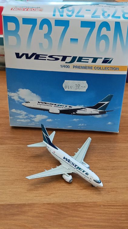West Jet Boeing 737-700 1:400 (Neu (gemäss Beschreibung)) in ...