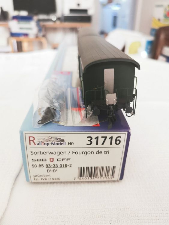 RailTop 31716 SBB Sortierwagen Ep.IVb (Gebraucht) in Arbon für CHF 130 – mit Lieferung auf ...